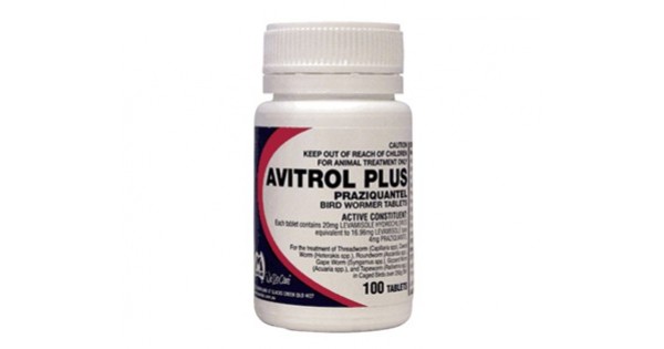 Avitrol Plus Bird Wormer 100 Tablets - Bird Products