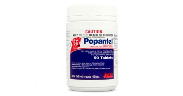 Popantel Allwormer (88lb) 40kg - Dogs & Puppies