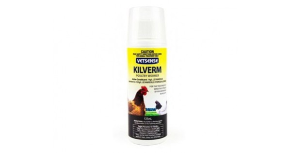 Kilverm Poultry Wormer 125mL - Farm Yard Supplies