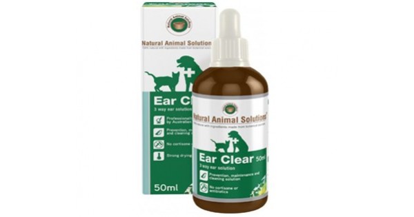 Natural Animal Solutions Ear Clear 50mL - Dogs & Puppies
