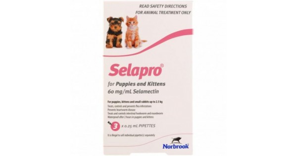 Selapro for Puppies & Kittens 3 Pack - Selapro