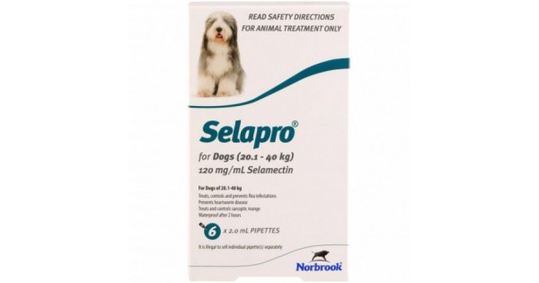 Selapro for Dogs (Teal) 20-40kg (44-88lbs) - Selapro